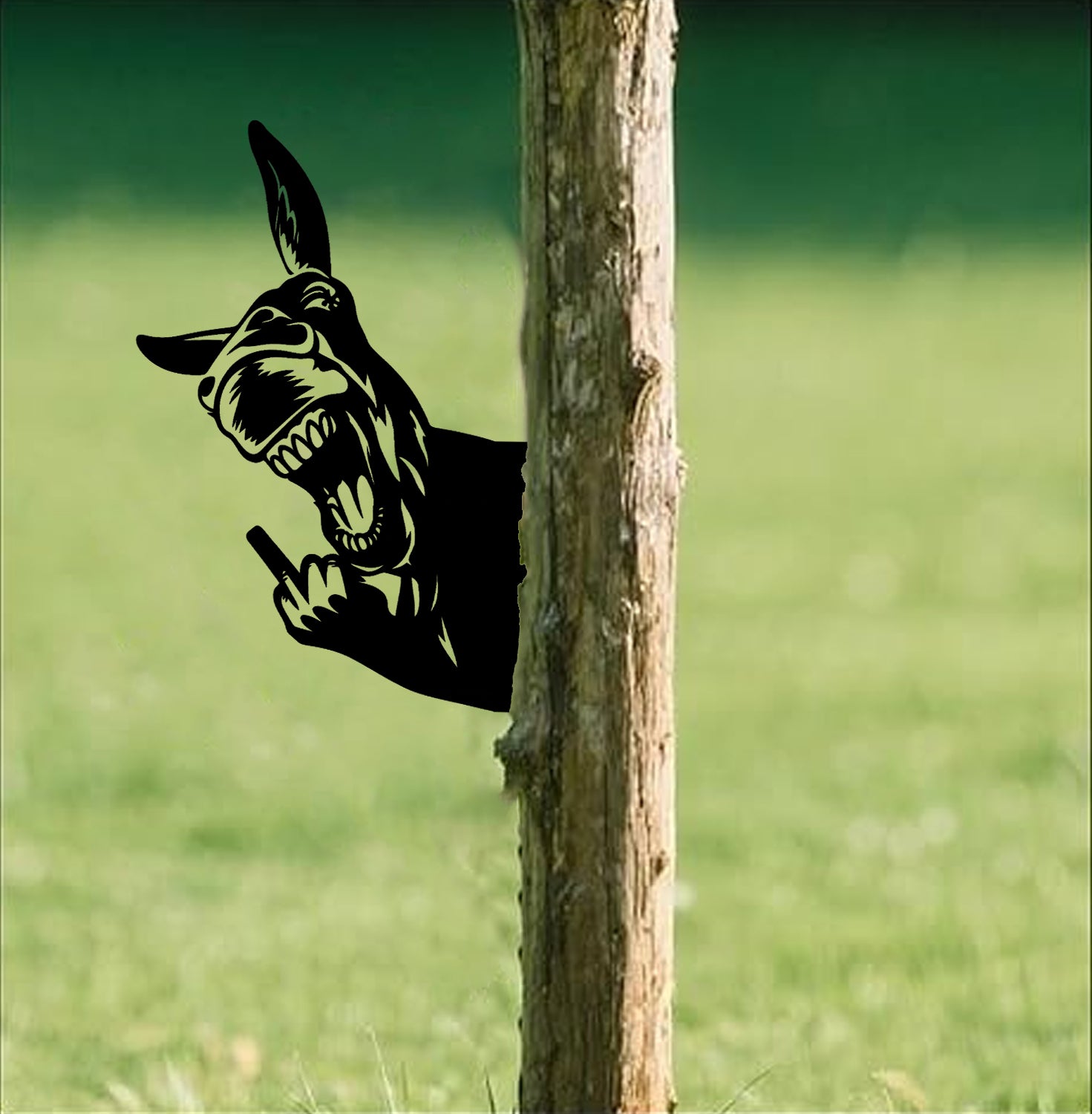Funny Donkey Metal Sign WITH LED/WITHOUT LED - Hilarious Farm Yard Dec ...